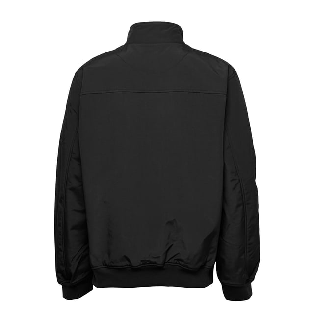 Chaqueta negra azabache con cuello alzado y forro polar de Lyle & Scott