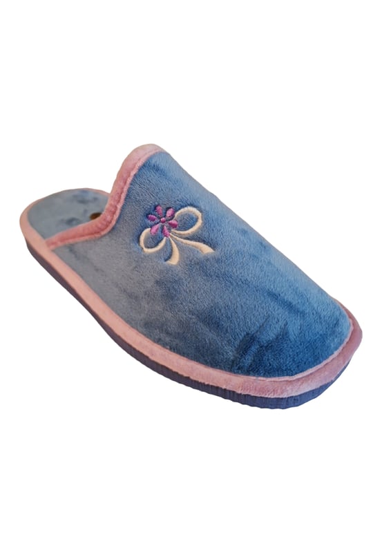 Zapatilla de Casa de mujer Janver de color azul