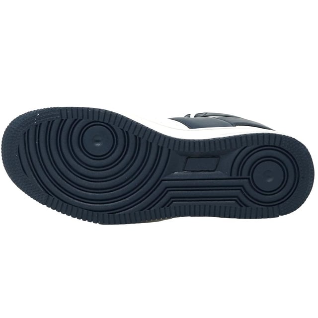 Zapatillas altas Plein Sport Bold Brand en blanco y azul marino