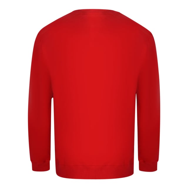 Jersey rojo con logo lateral Aldis de Aquascutum