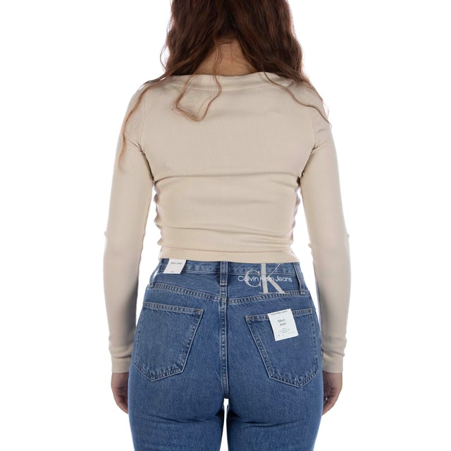 Camiseta Guess Felicie Cardi Beige